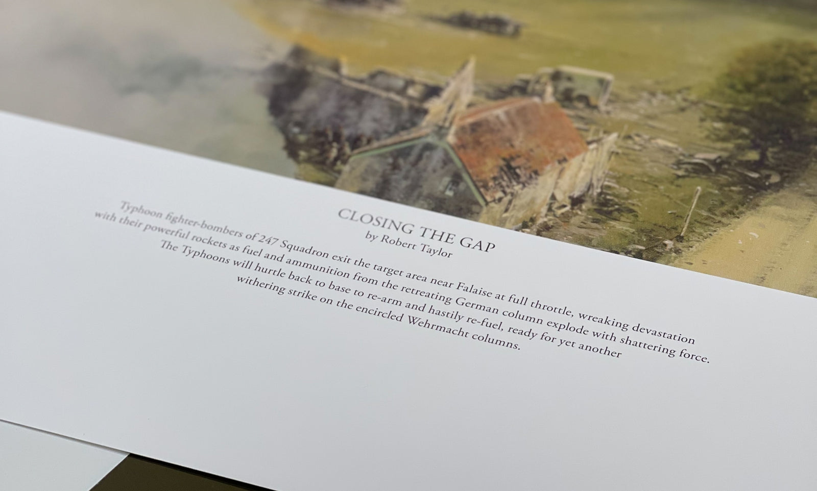 Closing The Gap - Battle for Normandy Poster, Typhoons - 35 ” x 25 ...